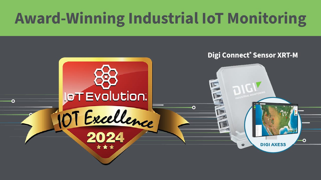 Digi International reçoit le 2024 IoT Excellence Award | Digi International